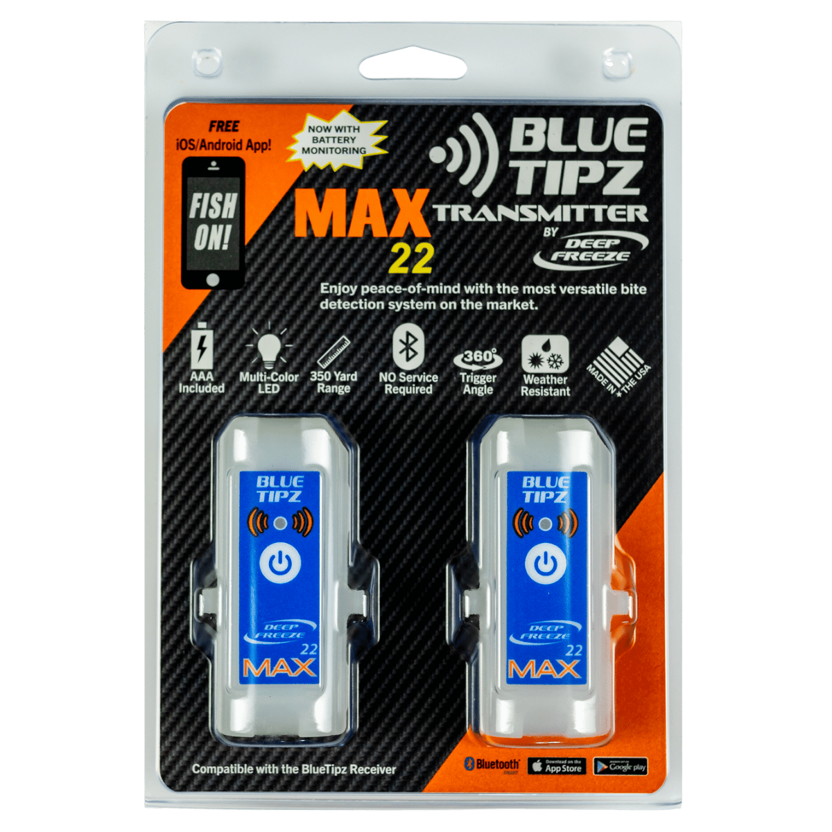 DEEP FREEZE BLUE TIPZ TRANSMITTER MAX 22 – Joe's Sporting Goods
