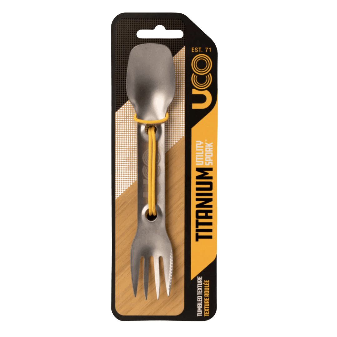 UCOGEAR TITANIUM UTILITY CAMPING SPORK – Joe's Sporting Goods